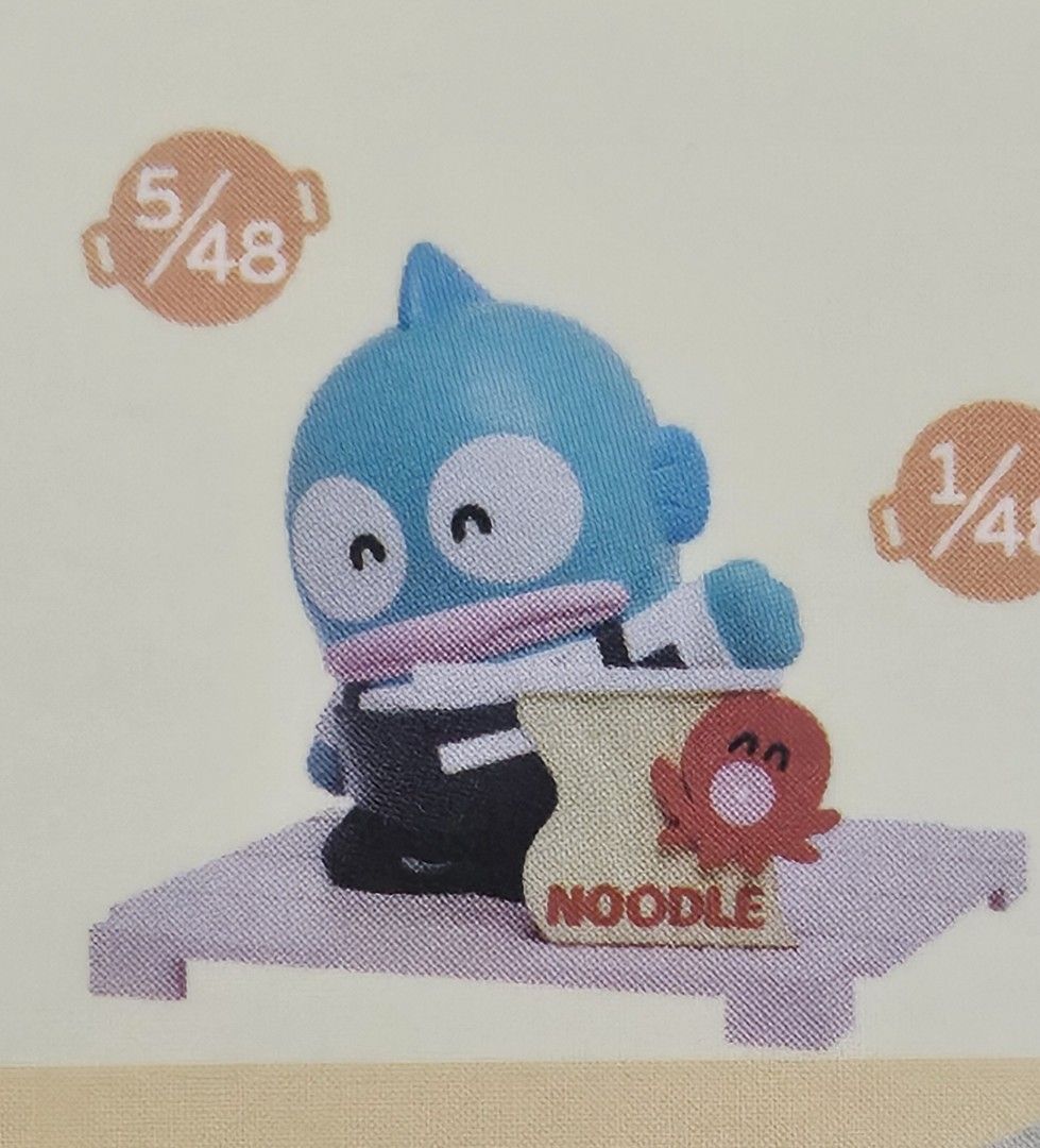 Authentic Sanrio Hangyodon Ugly Fish figurine as per picture no.2 ...