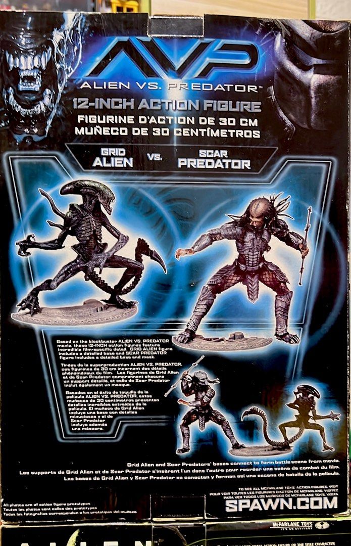 AVP ALIEN VS PREDATOR 12 INCH BOX SET FROM 2006 BY MCFARLANE TOY ...
