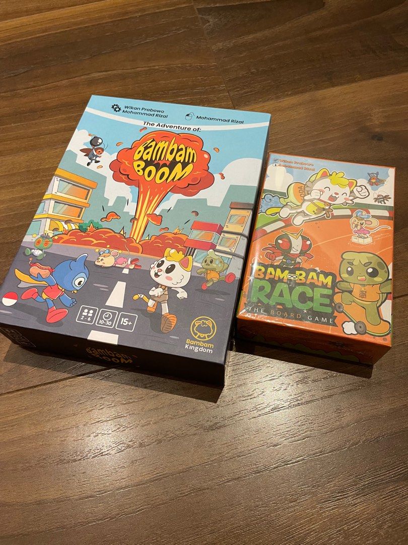 Bam Bam Race and Bam Bam Bomb Board Game, Hobbies & Toys, Toys & Games ...