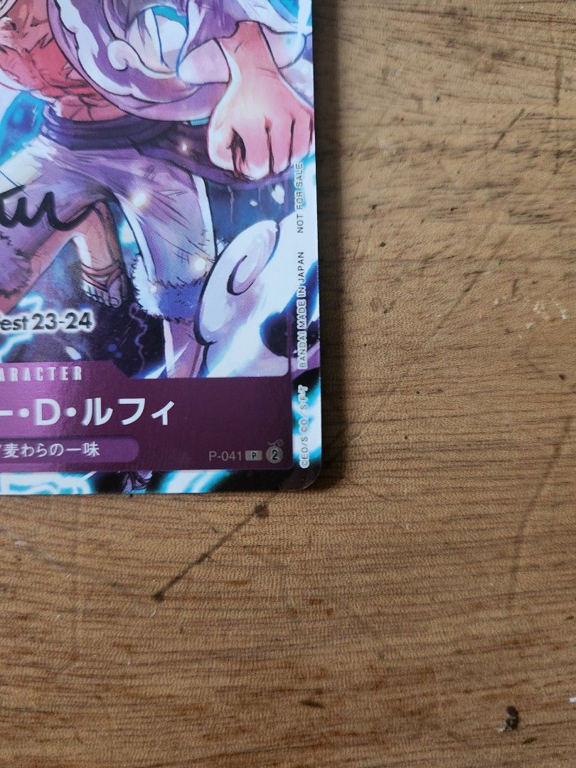 Bandai Card Fest Luffy G5 Promo [SIGNED GATO] !!, Hobbies & Toys ...