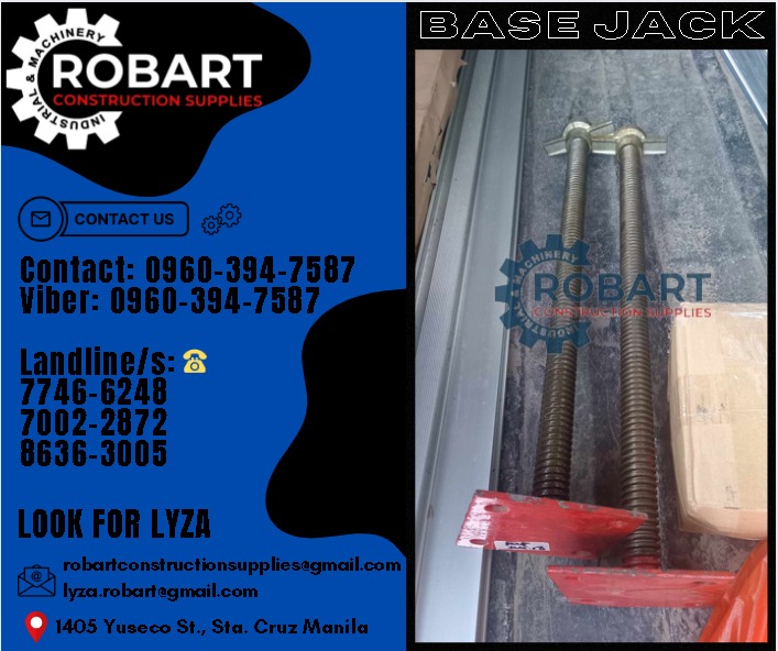 Base Jack, Commercial & Industrial, Construction Tools & Equipment on ...