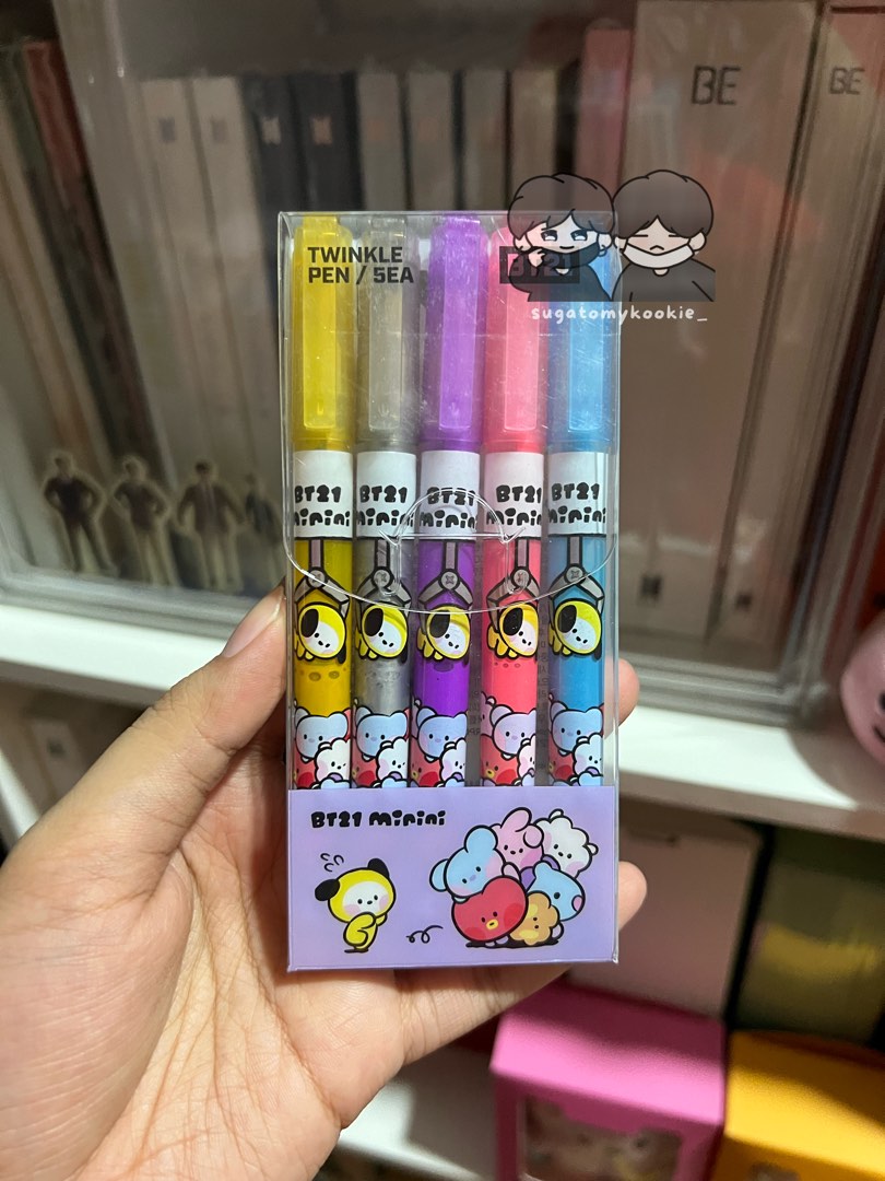 BT21 Minini Twinkle Pen, Hobbies & Toys, Memorabilia & Collectibles, K ...