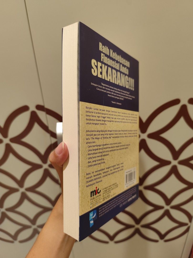 Buku mindset magic thinking success, Buku & Alat Tulis, Buku di Carousell