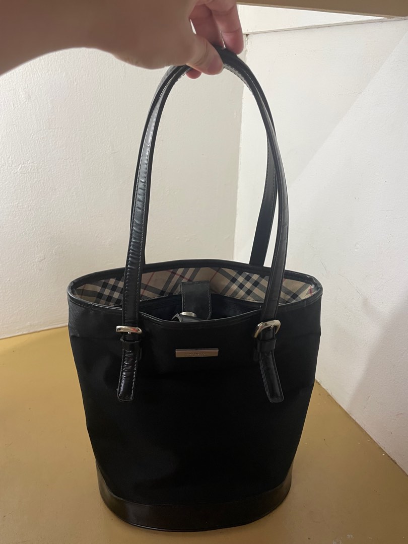 Burberry Bucket Bag, Luxury, Bags & Wallets on Carousell