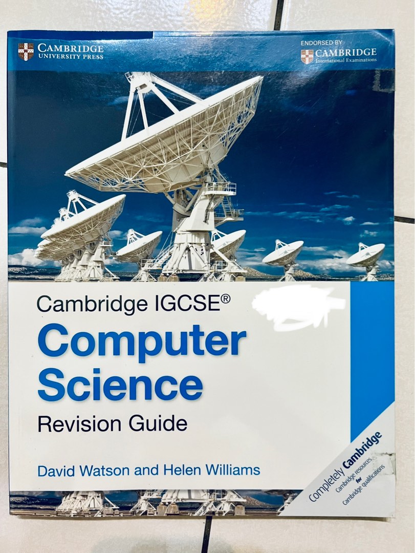 CAMBRIDGE IGCSE COMPUTER SCIENCE REVISION GUIDE, Hobbies & Toys, Books ... CAMBRIDGE IGCSE COMPUTER SCIENCE REVISION GUIDE, Hobbies & Toys, Books ...