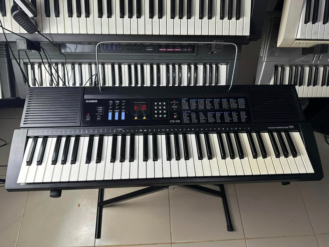 Casio CTK-530 Piano Touch Response Keyboard Organ 61 Keys, Hobbies ...