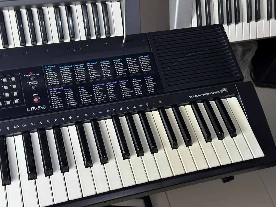 Casio CTK-530 Piano Touch Response Keyboard Organ 61 Keys, Hobbies ...