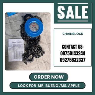 Chain block (toyu), Commercial & Industrial, Construction & Building ...