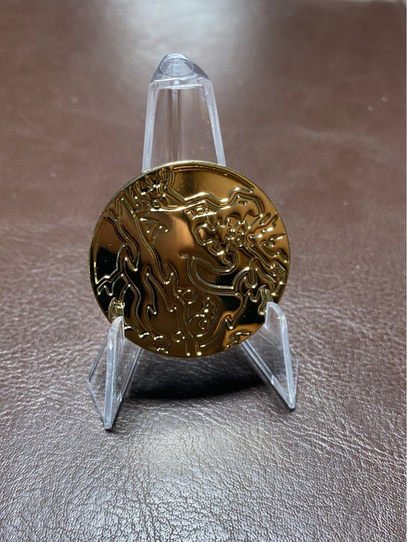 Charizard gigantamax metal coin UPC 2022 swsh upc, Hobbies & Toys, Toys ...