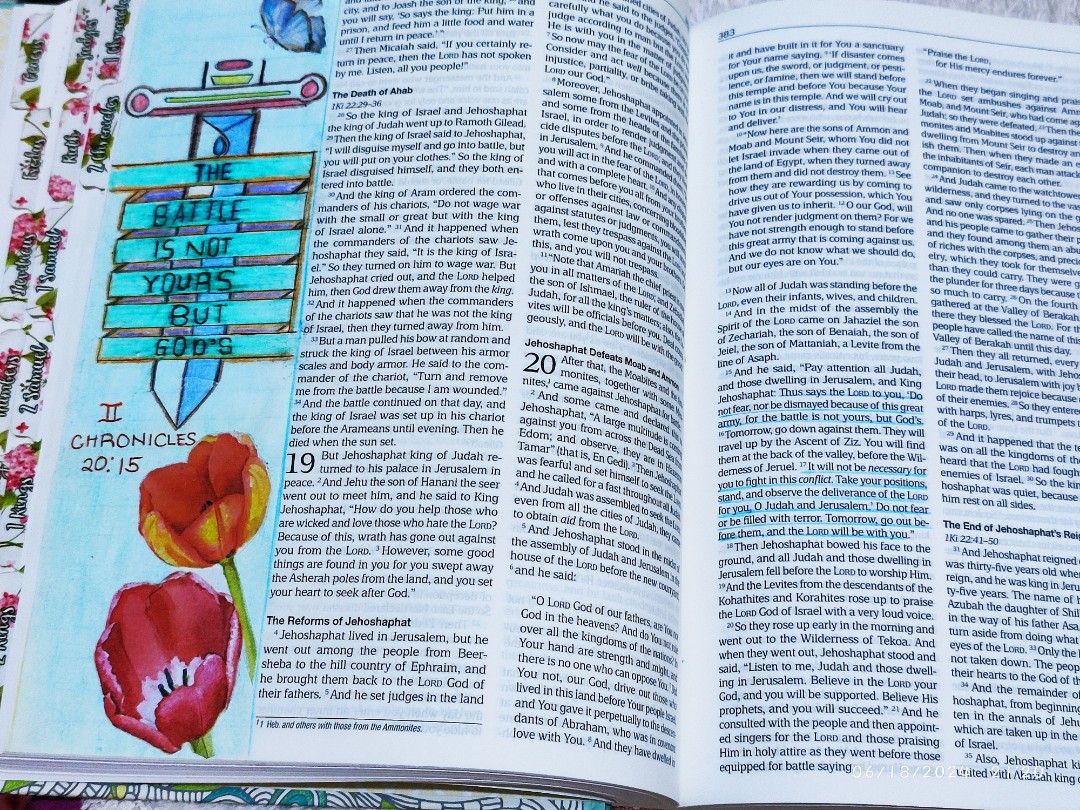Creative journaling Bible, Hobbies & Toys, Books & Magazines, Religion ...