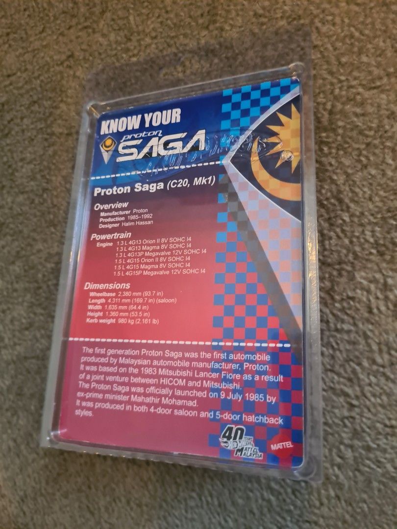 Custom Proton Saga Box, Hobbies & Toys, Toys & Games on Carousell