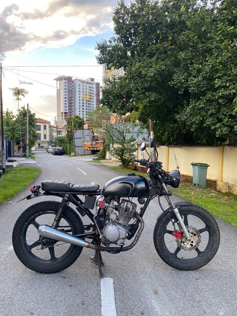 Demak D7 Cafe Racer, Motorbikes on Carousell