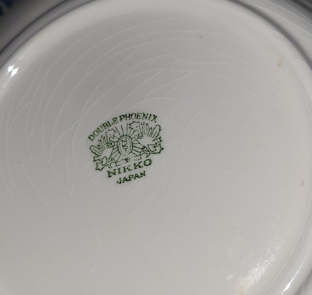 Double Phoenix Nikko Japan deep plate 4, Furniture & Home Living ...