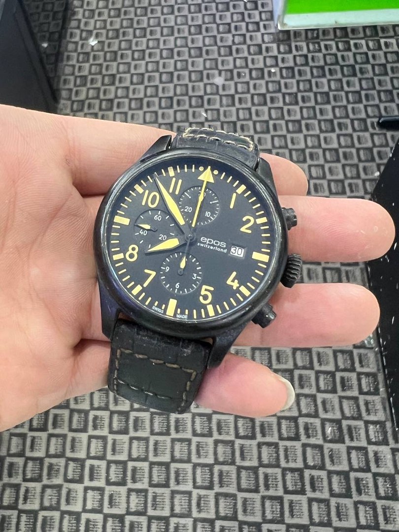 EPOS SPORTIVE SWISS MADE AUTOMATIC CHRONOGRAPH 3398, Men's Fashion, Watches & Accessories ...