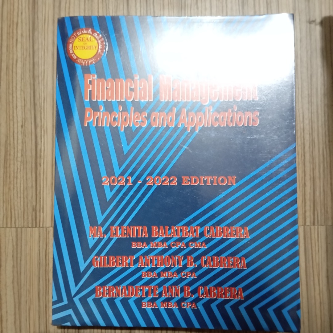 Financial Management Principles and Applications 2021-2022 Edition ...