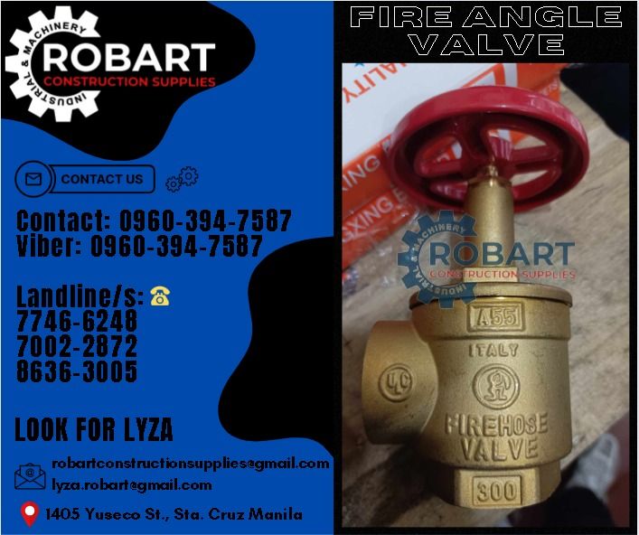 Fire Angle Valve, Commercial & Industrial, Construction Tools ...