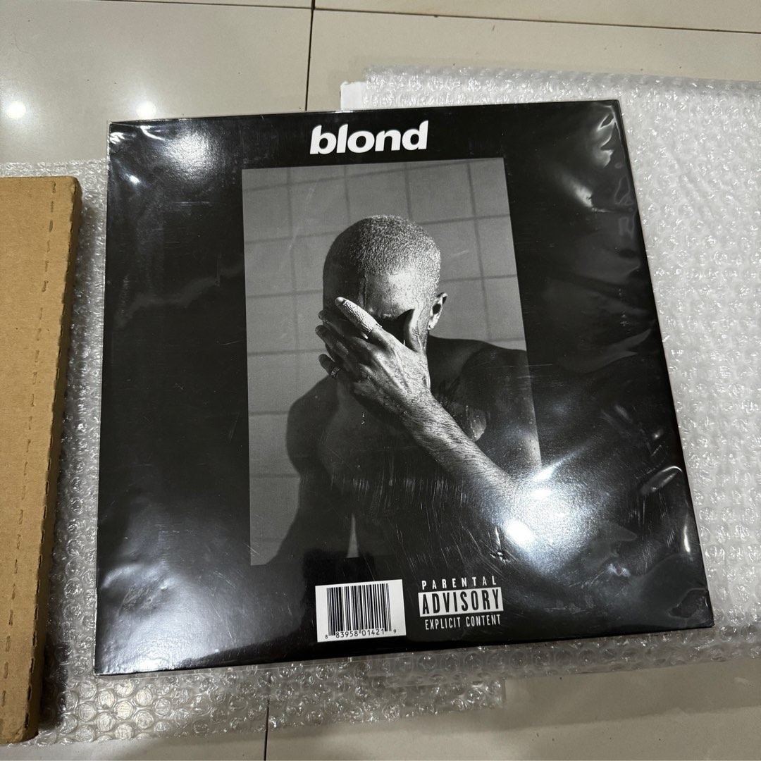 Frank Ocean Blond Vinyl Record- B&W Limited Edition, Hobbies & Toys ...
