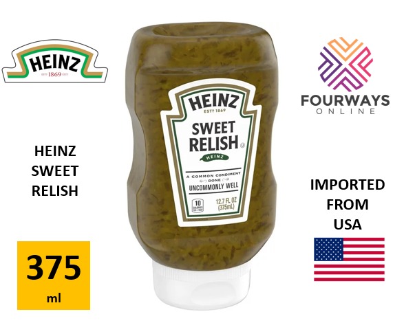 Heinz Sweet Relish 375ml (12.7fl oz), Food & Drinks, Packaged & Instant ...