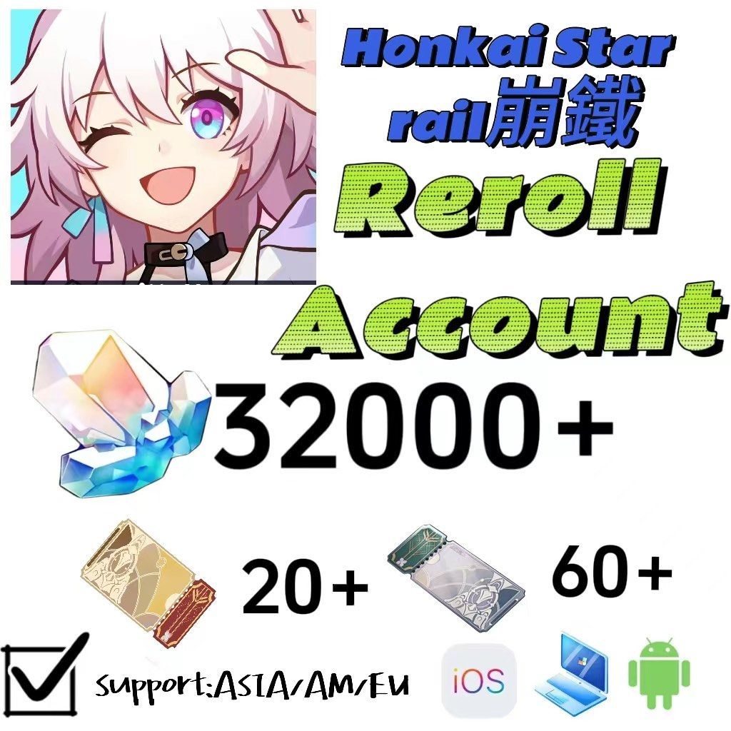 Honkai star rail Reroll Account /Hsr Starter Account|DIY, Video Gaming, Video Games, Others on ...