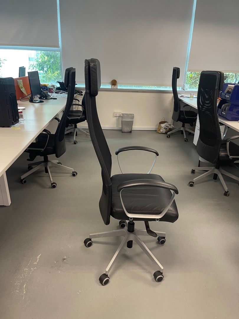 IKEA Executive high back mesh office chair, Furniture & Home Living ...