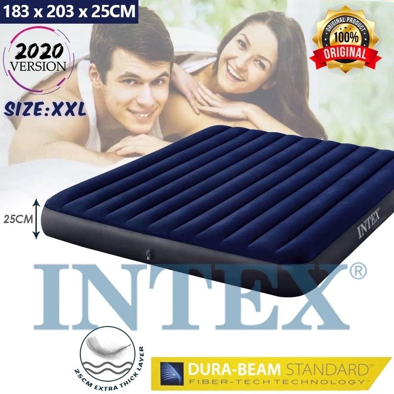 INTEX inflatable sleeping bed XXL, Sports Equipment, Hiking & Camping ...