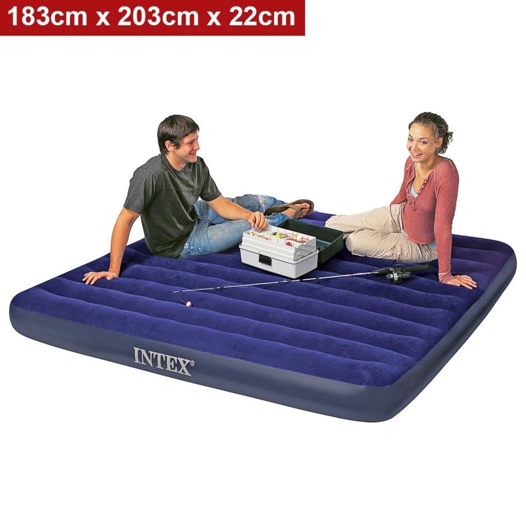 INTEX inflatable sleeping bed XXL, Sports Equipment, Hiking & Camping ...