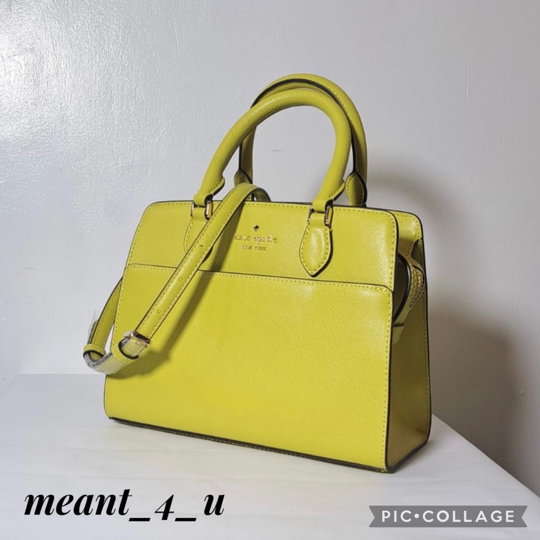 Kate spade lime small satchel Original, Luxury, Bags & Wallets on Carousell