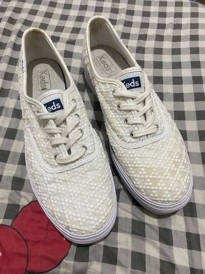 KEDS WHITE PLATFORM SNEAKERS, Women's Fashion, Footwear, Sneakers on ...