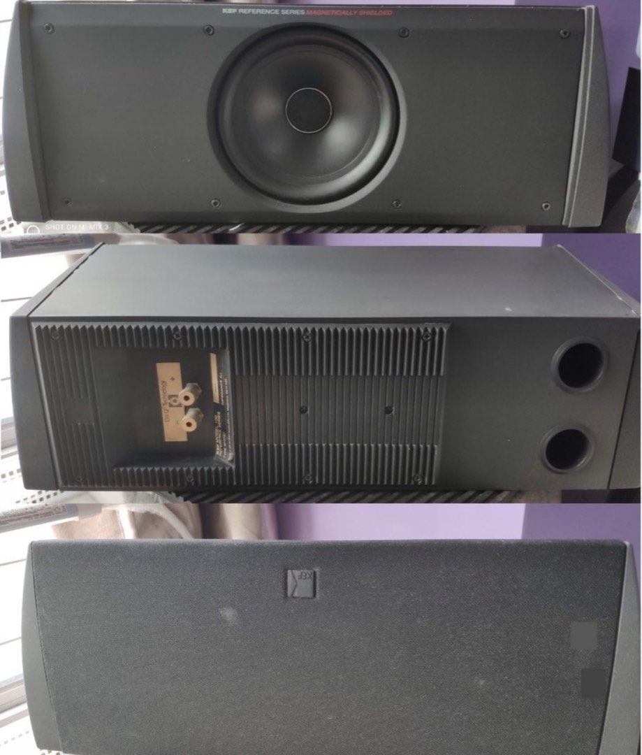 KEF 100 Reference Series Center Speaker, 音響器材, Soundbar、揚聲器、藍牙喇叭、耳擴 ...