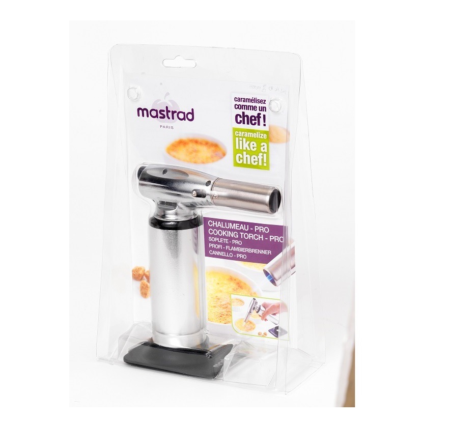 Mastrad Kitchen Torch for Creme Brule and food torching, rechargeable ...