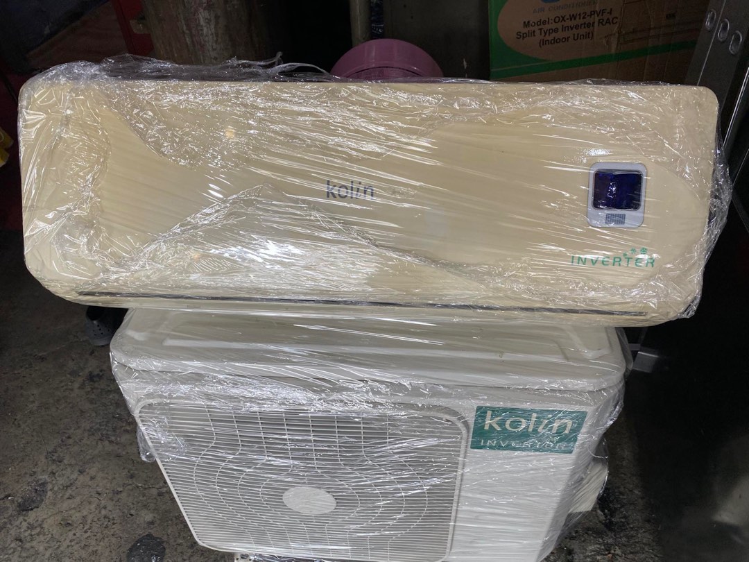 Kolin 1hp split type aircon inverter, TV & Home Appliances, Air ...