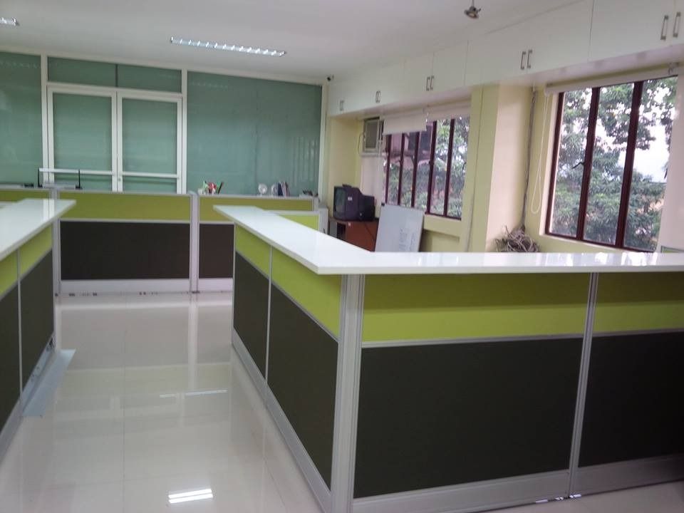 L - Shaped Office Workstation, Cubicles, Modular Partitions, Office ...