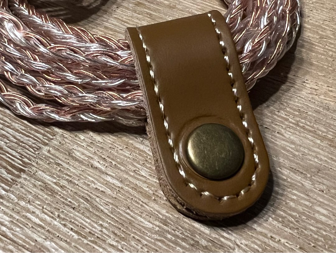 Leather Cable Tie for IEM Headphones, Audio, Portable Audio Accessories ...