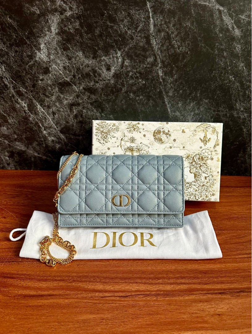 Like new Dior caro woc blue ghw 2023, Barang Mewah, Tas & Dompet di ...