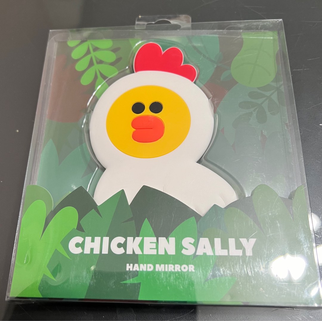 Line friends Chicken Sally Hand Mirror on Carousell