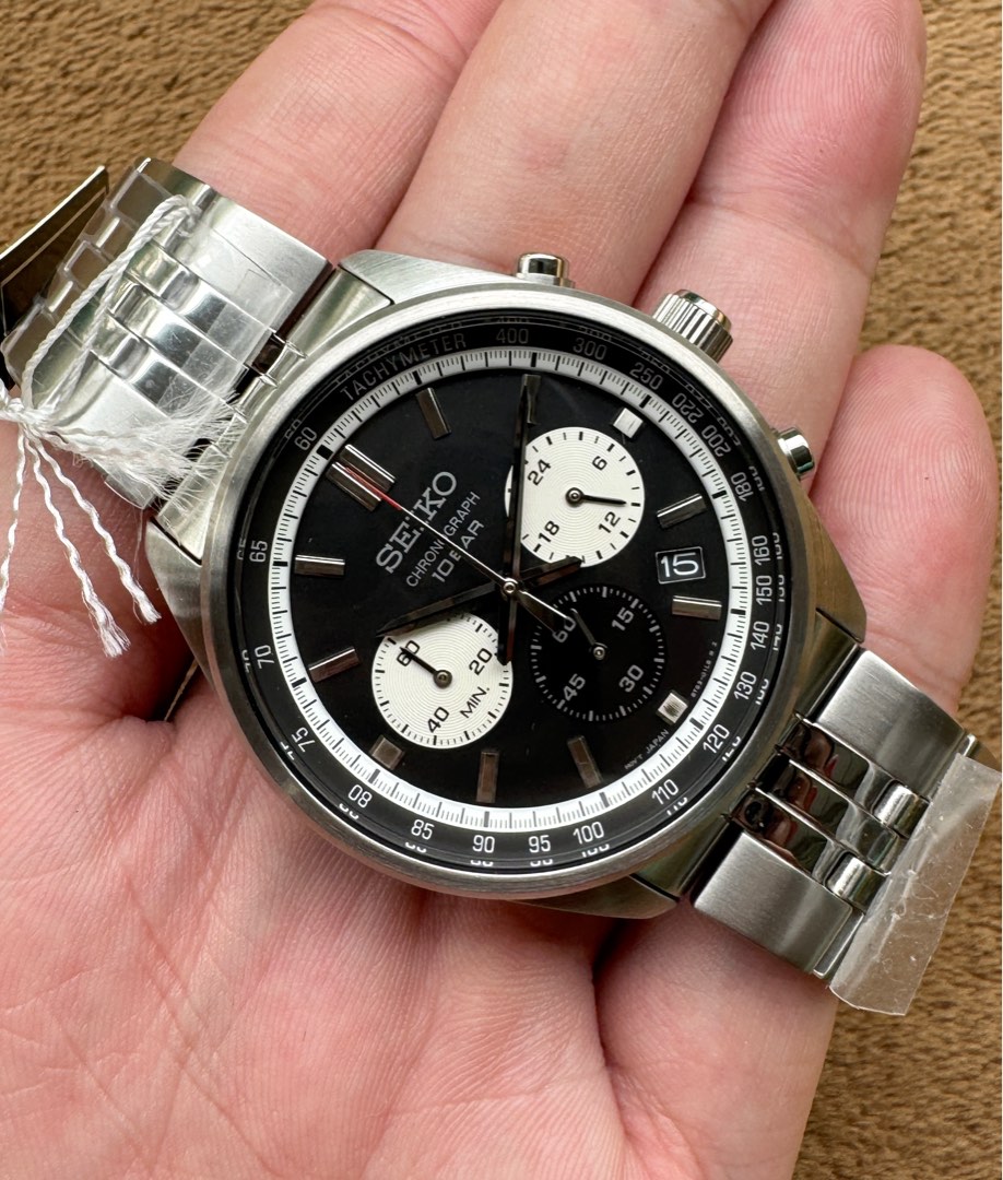 LNIB Seiko Reverse Panda Chronograph SSB429, Men's Fashion, Watches ...