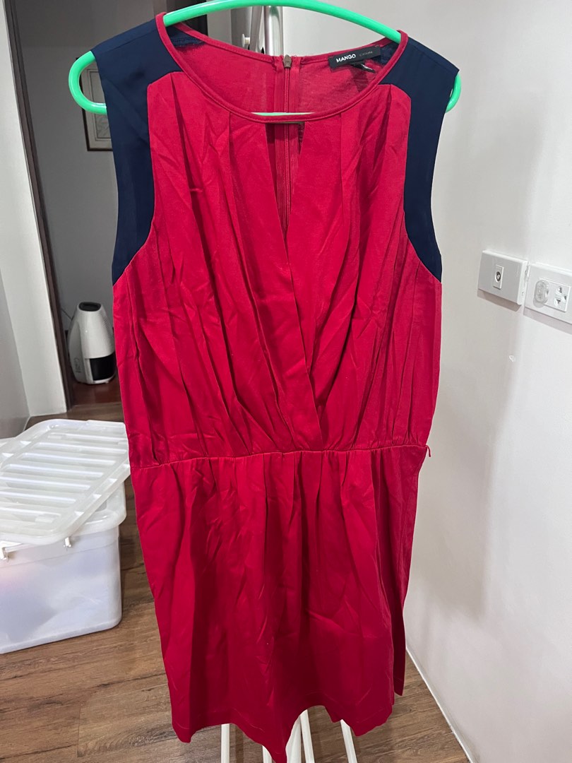 Mango red dress, Women's Fashion, Dresses & Sets, Dresses on Carousell