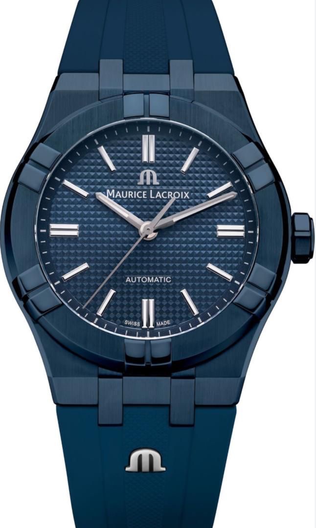 Maurice Lacroix Aikon Blue PVD Mens Watch, Luxury, Watches on Carousell