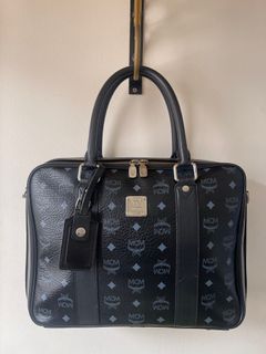 MCM laptop bag, Luxury, Bags & Wallets on Carousell