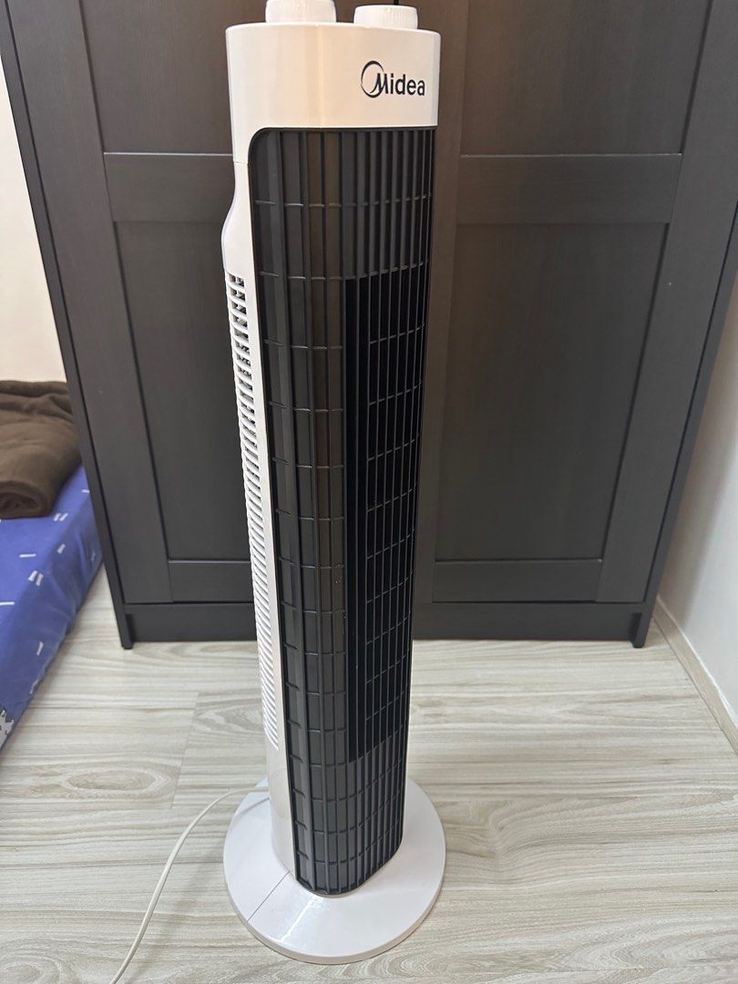 Midea Tower Fan MTF-101K, Furniture & Home Living, Lighting & Fans ...