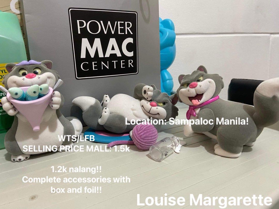 MINISO FLUFFY CAT SET (LUCIFER), Hobbies & Toys, Toys & Games on Carousell