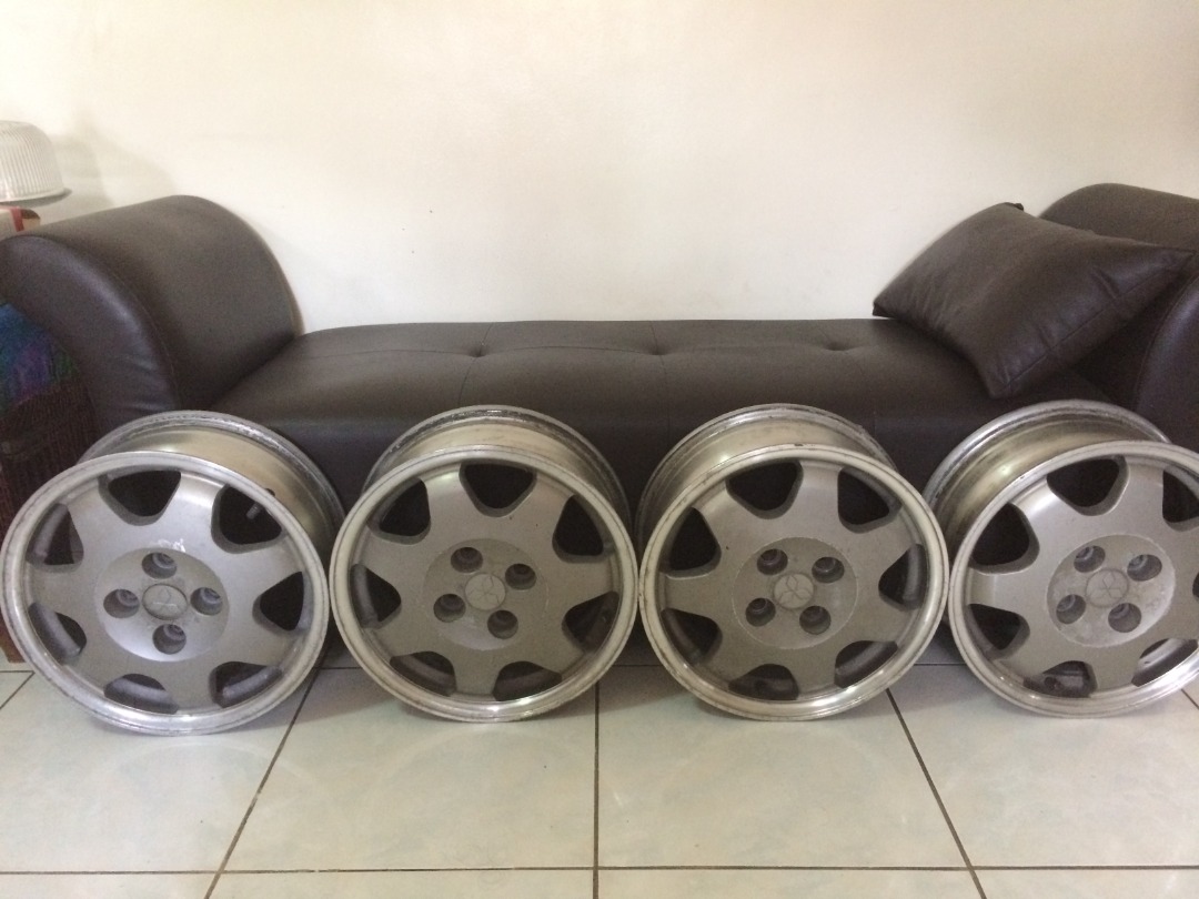 Mitsubishi (GSR Lancer) 14" tire rim (original), Car Parts ...