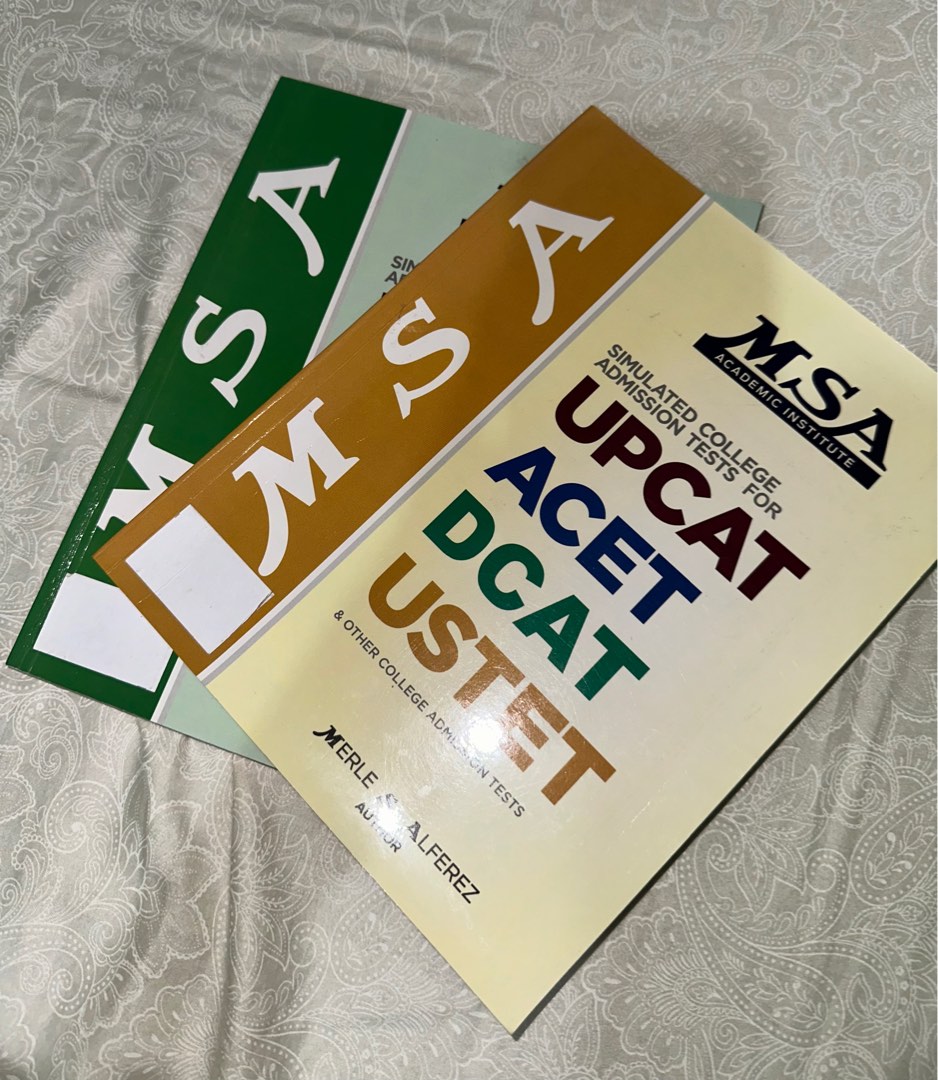 MSA Simulated College Admission Test for UPCAT, ACET, DCAT, USTET ...