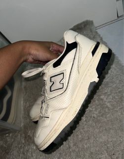 New balance 550 cream, Men's Fashion, Footwear, Sneakers on Carousell