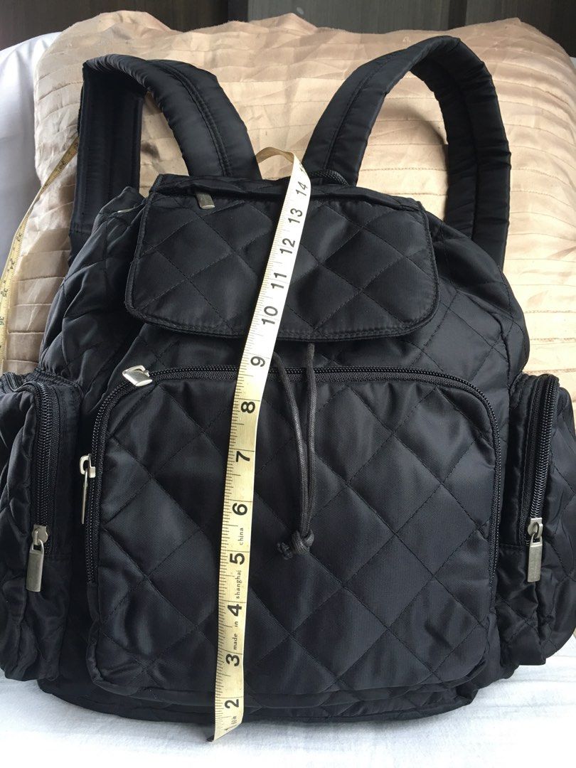 Nylon quilted backpack, Women's Fashion, Bags & Wallets, Backpacks on ...