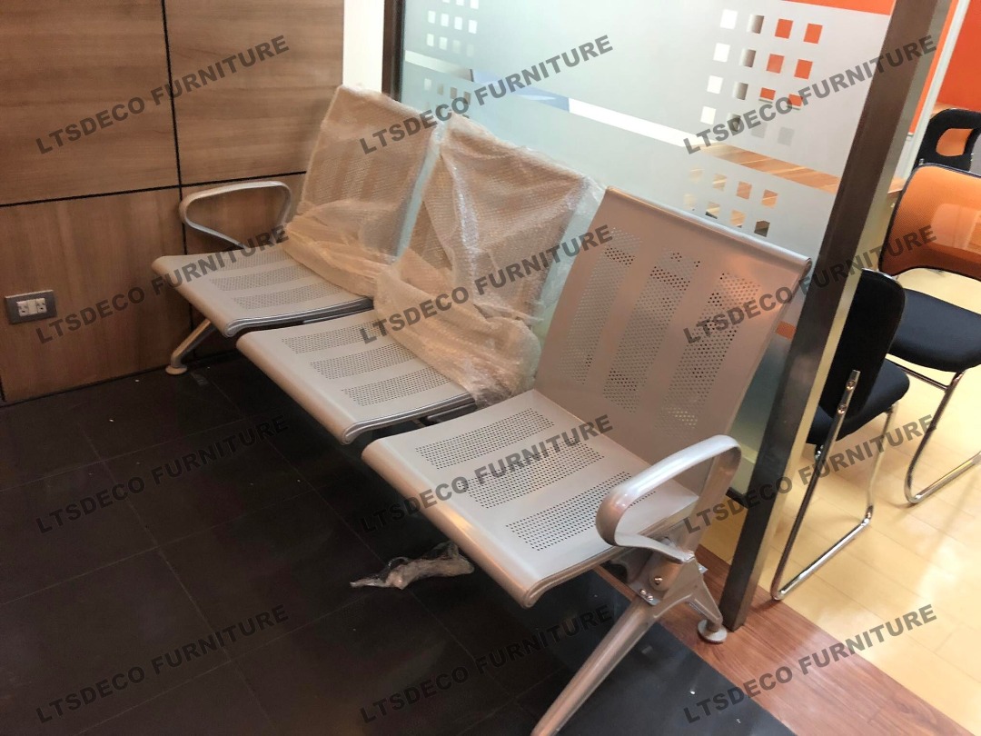 Office Chairs 3-Seater Gang Chair Office Furniture and Partition ...