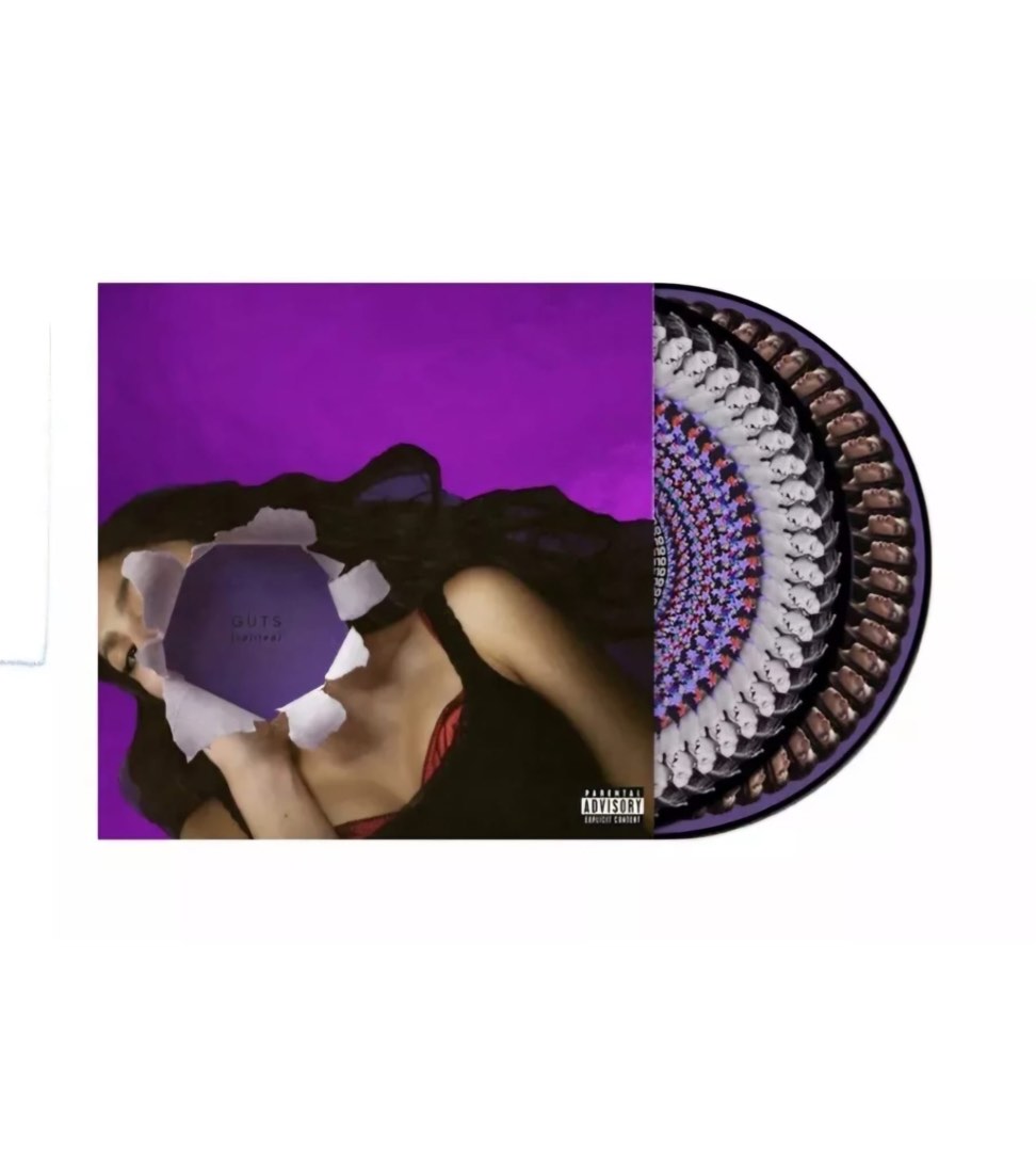 Olivia Rodrigo- GUTS (spilled) Zoetrope vinyl, Hobbies & Toys, Music ...