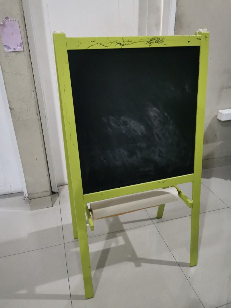Papan tulis ikea white board and chalk, Buku & Alat Tulis, Alat Tulis ...