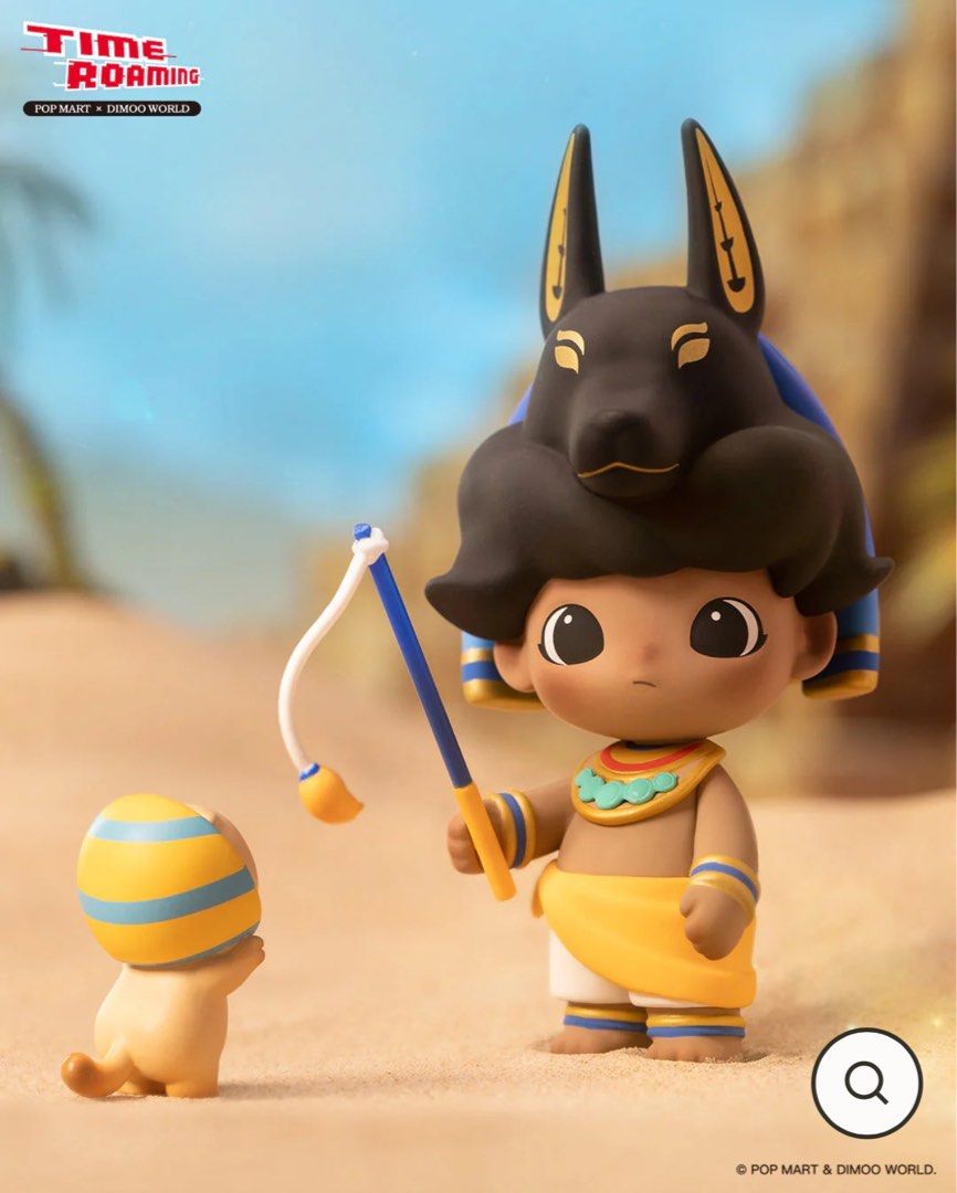 POP MART Dimoo Time Traveler Anubiscat Teaser Stick, Hobbies & Toys ...
