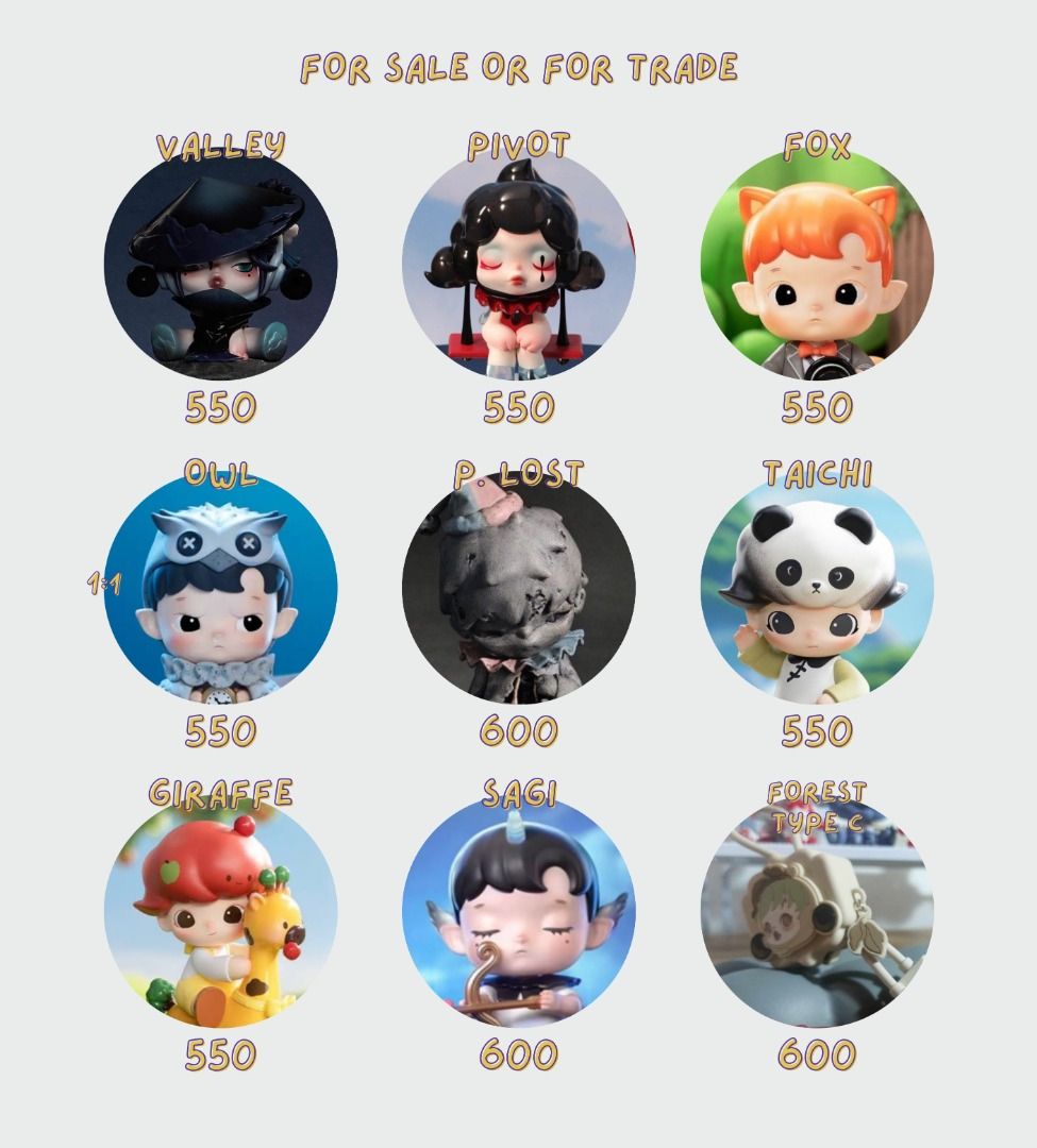 Popmart dimoo zodiac and crybaby monster tears, Hobbies & Toys, Toys ...